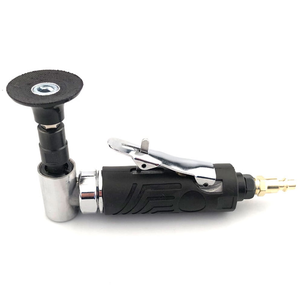 90-Degree Pneumatic 1/4in Air Angle Die Grinder Set with Spanner ...