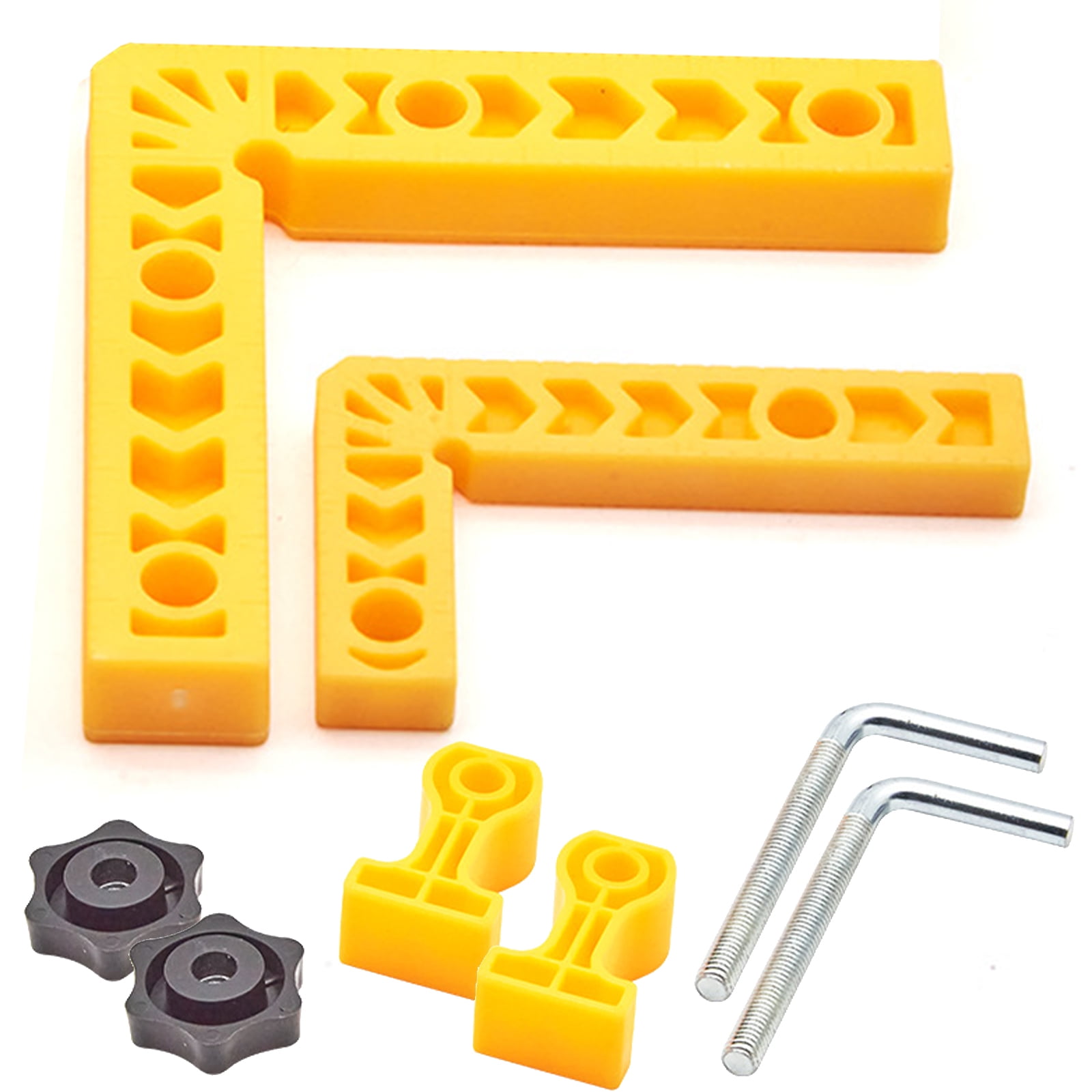 90 Degree Positioning Squares Clamps Woodworking Aluminum Carpenter ...