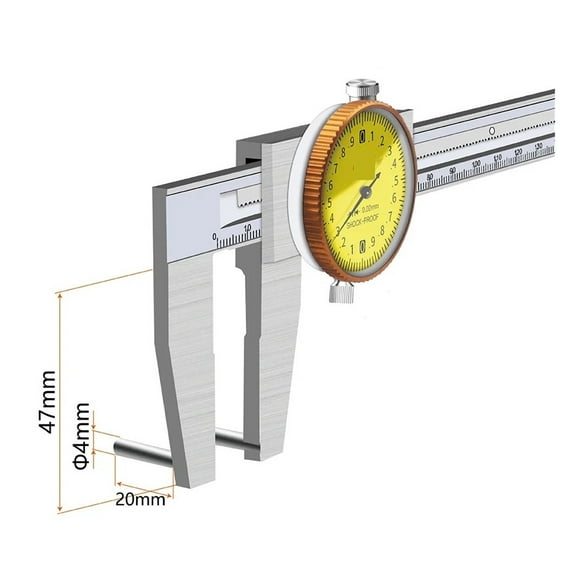 90 Degree Precision Electronic Stainless Steel Boring Special Caliper ...
