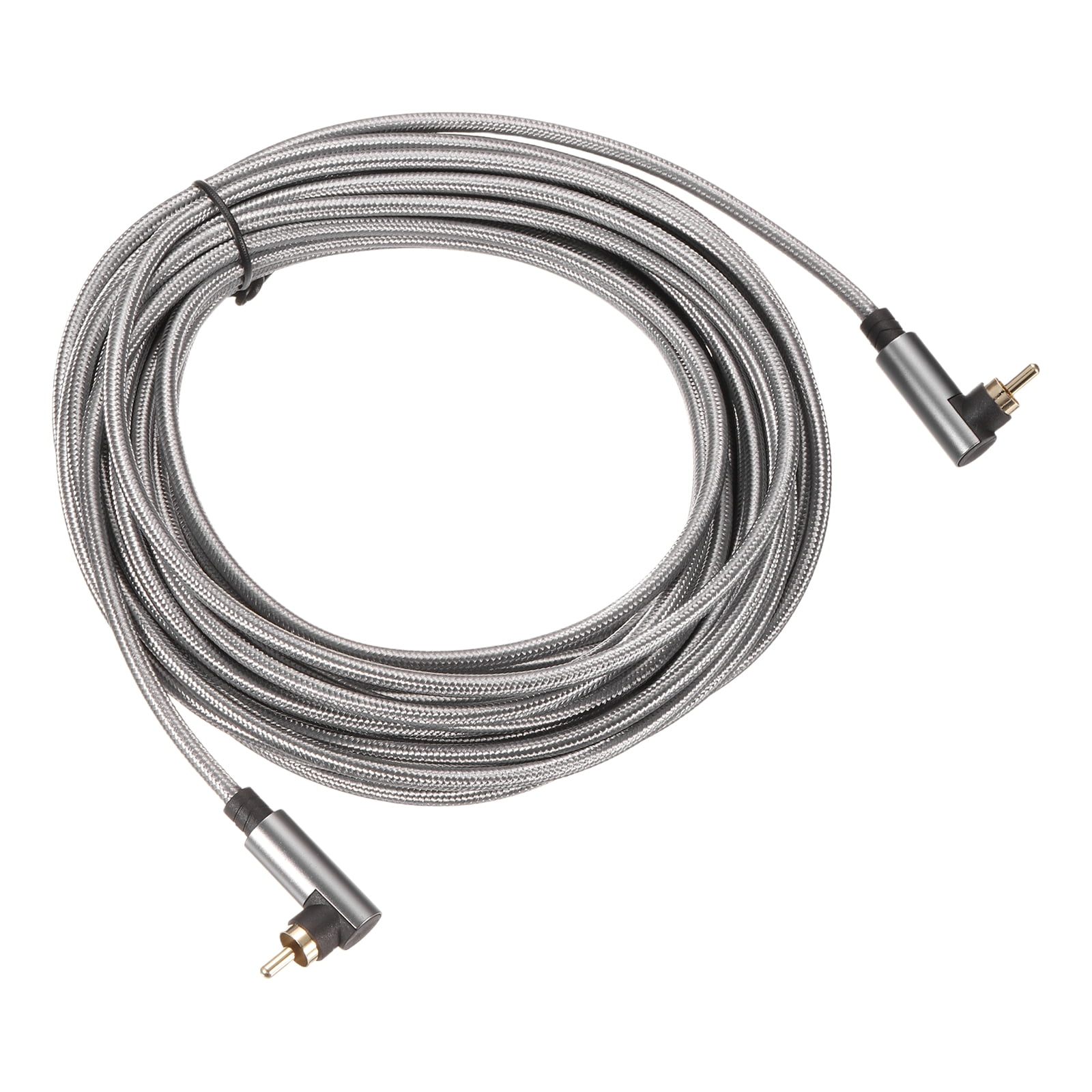 90 Degree RCA Cable 33ft, RCA to RCA Right Subwoofer Cable Digital ...