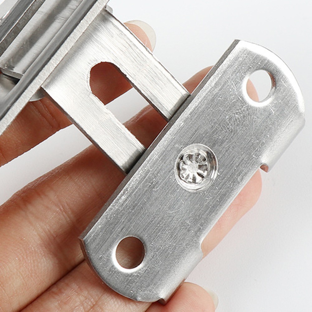 90 Degree Right Angle Door Latch Buckle Hasp Sliding Lock Bolt Safety ...