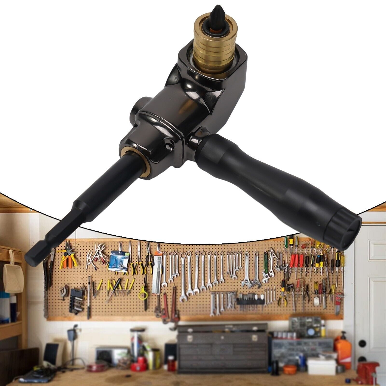 90 Degree Right Angle Drill Attachment, Impact Driver Drill Bit Corner ...