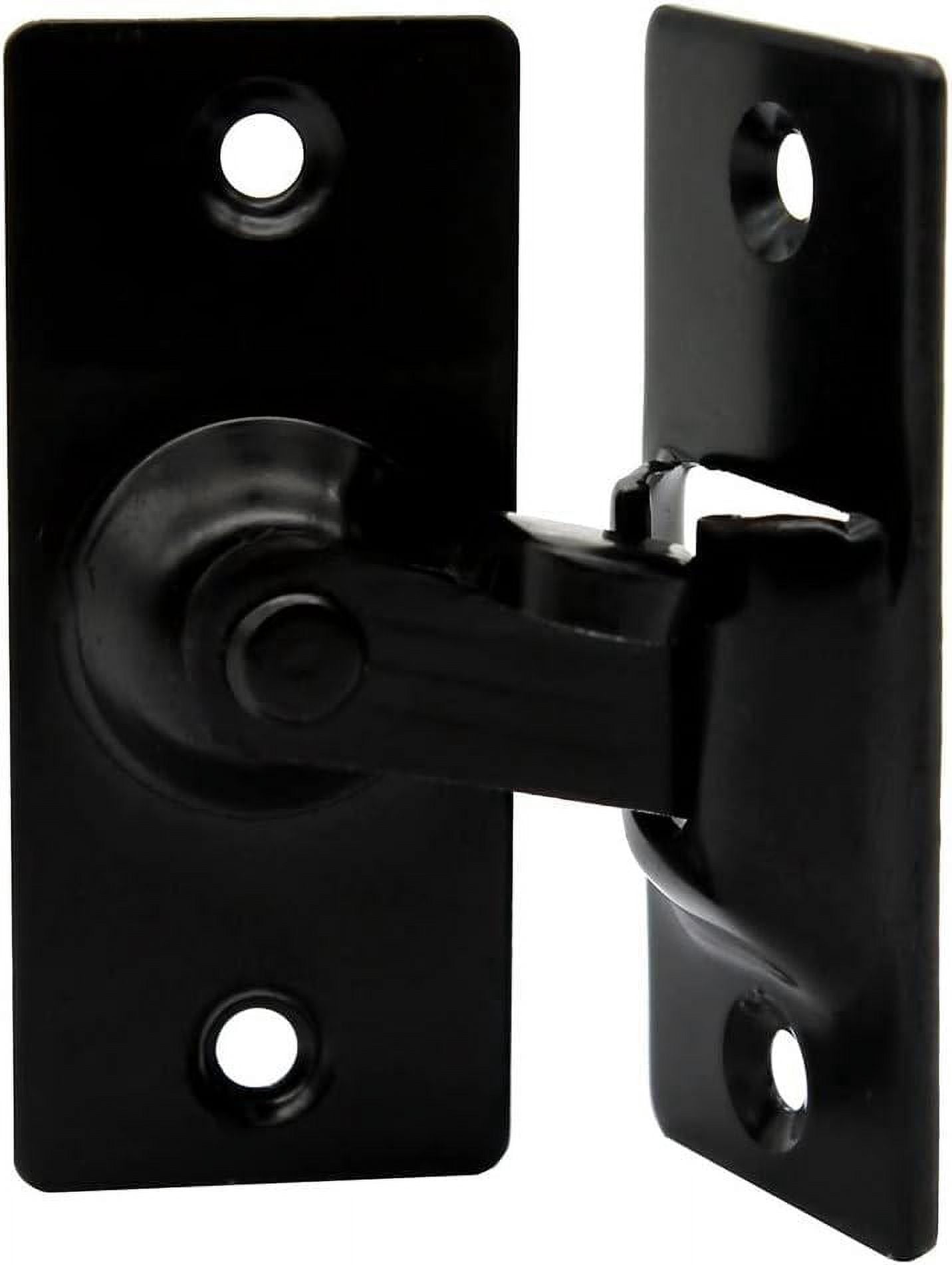90 Degree Right Angle Gate Latch, Security Gate Latch (Black ...