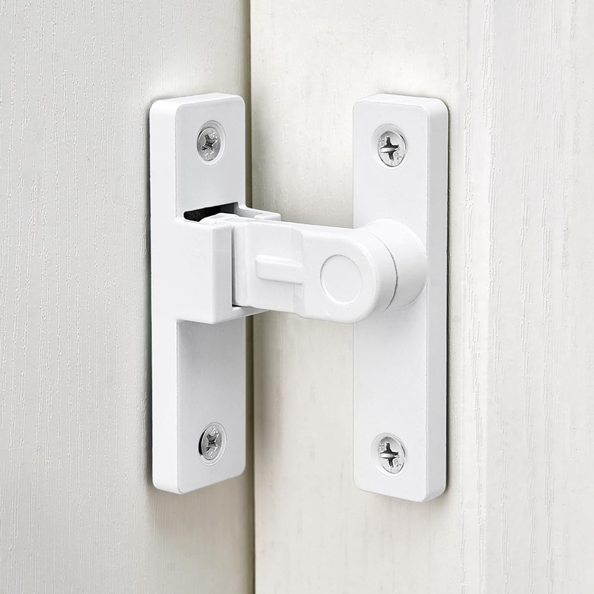 90 Degree Right Angle Gate Latches,White Zinc Alloy Flip Latch Hardware ...