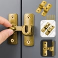 90 Degree Rotating Door Latch Alloy Barn Sliding Door Lock Cabinet ...