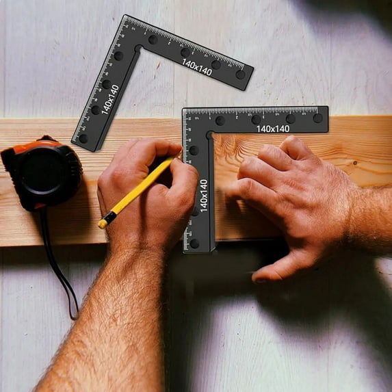 90 Degree Ruler Right Angle Woodworking Square 90 Degree Angle Ruler ...