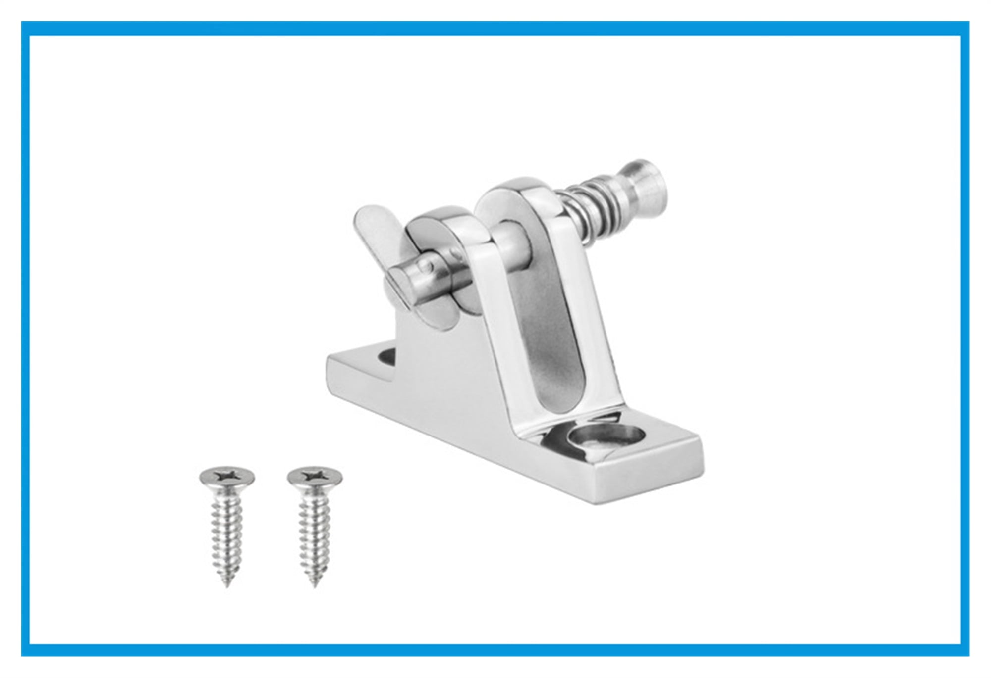 90 Degree SS316 Boat Bimini Top Deck Hinge With Quick Release Pin ...