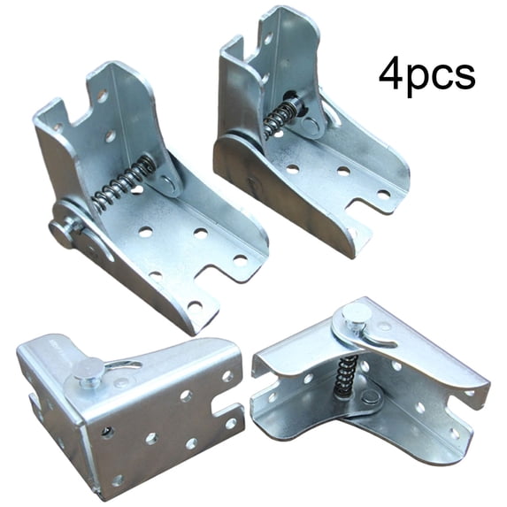 90 Degree Self-Locking Hinge Table Leg Brackets Table Chair Folding ...
