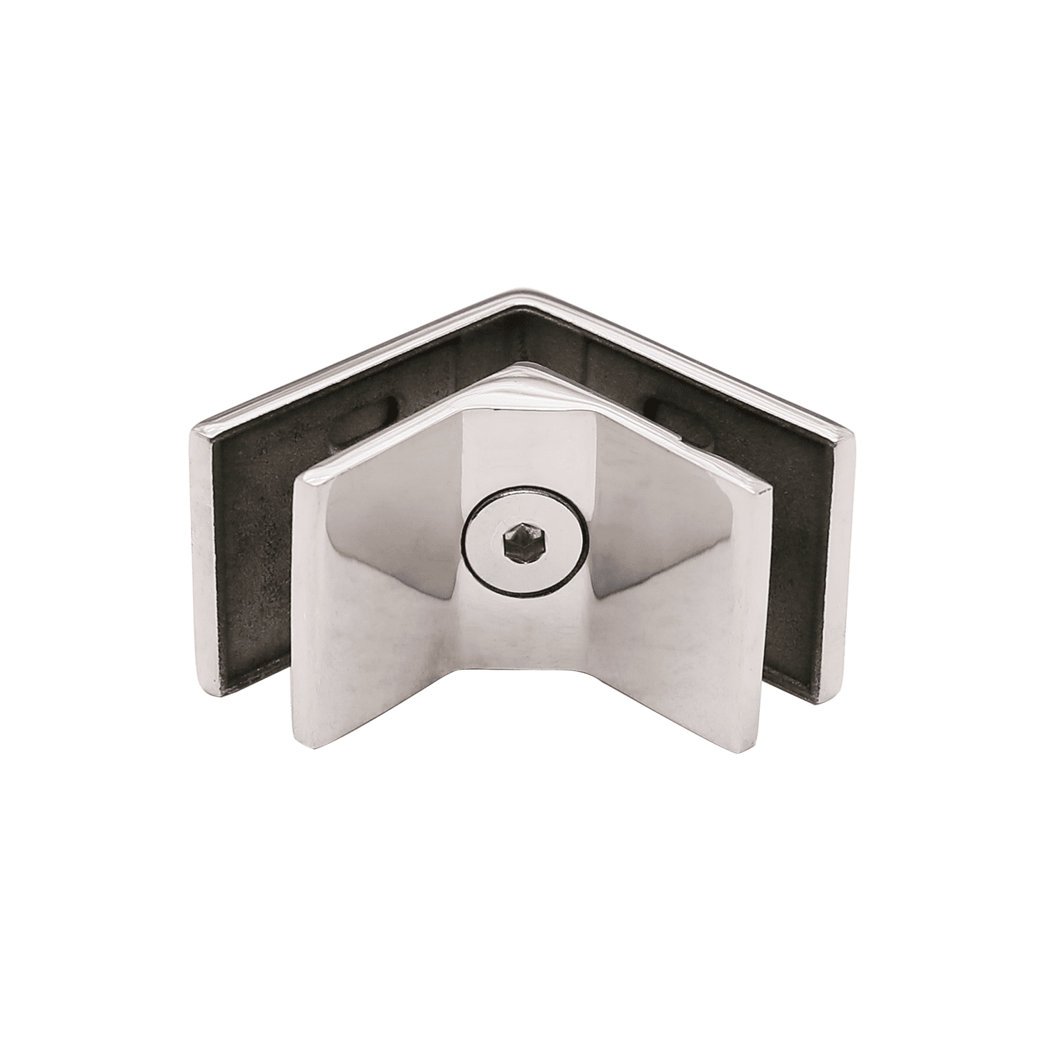 90° Degree Stainless Steel 316 Glass to Glass Railing Clamp for Garden ...