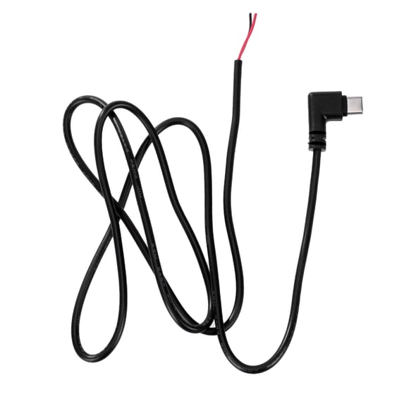 90 Degree/Straight Head USB C to 2 Pin Bare Wire Open End Power Cord ...