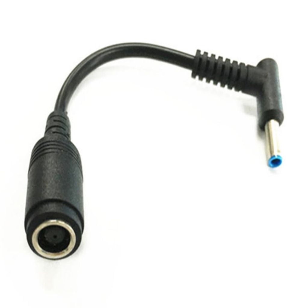 90 Degree Tip Laptop Power Cable 7.4x5.0mm Female to 4.5x3.0mm Male ...