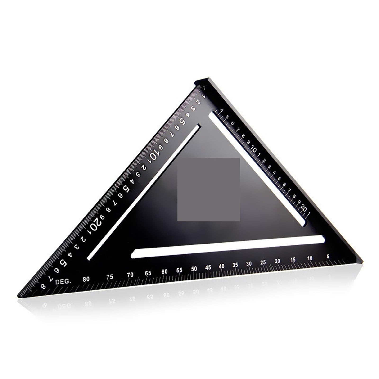 90 Degree Triangular Ruler 300mm Thicken Aluminum Alloy Metric ...