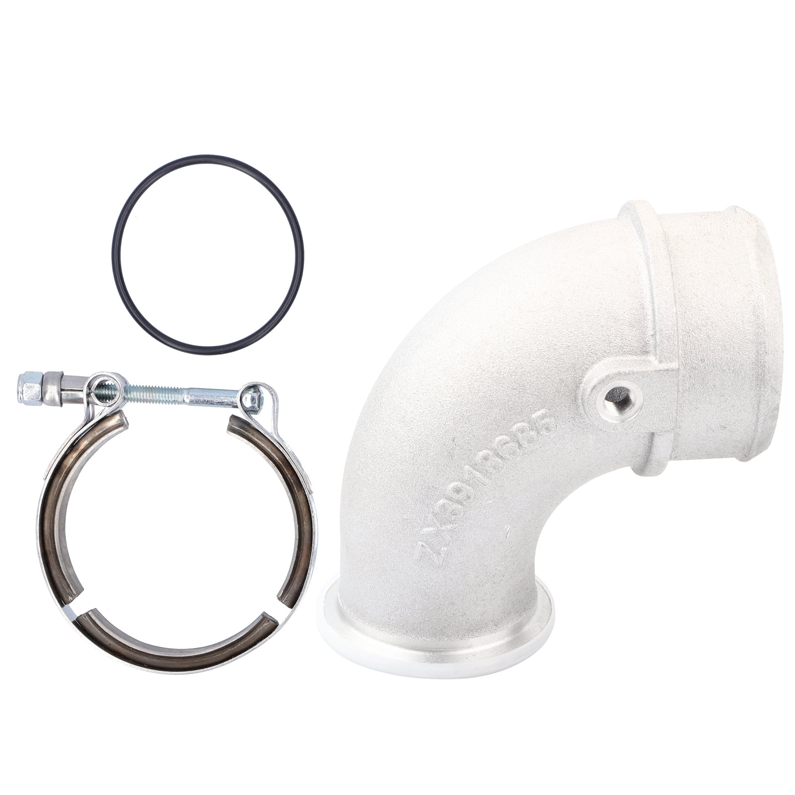90 Degree Turbo Intake Elbow Air Transfer Pipe with Clamp Fit for ...