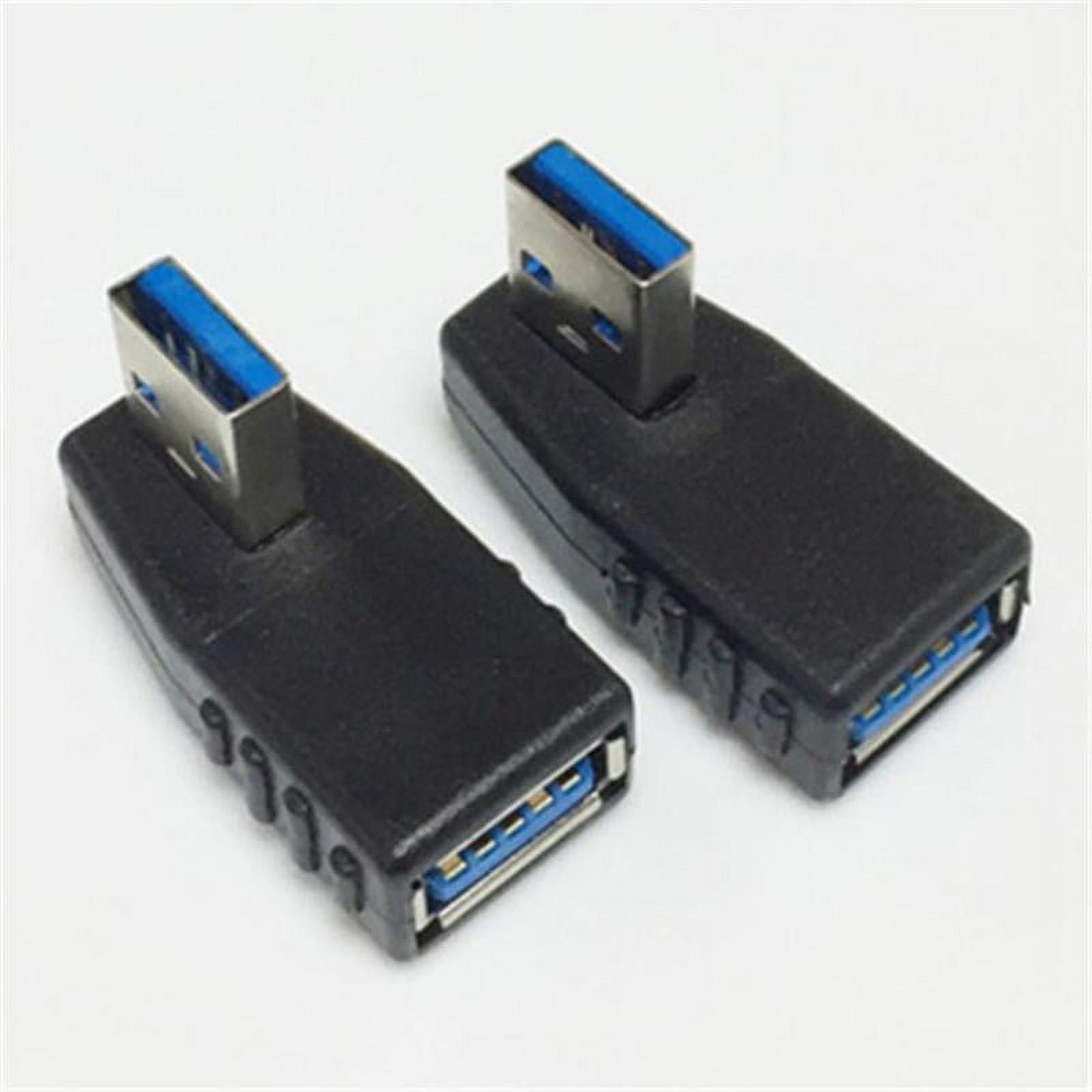 90 Degree USB 3.0 Male To Female Adapter Connector E6Y4 HOT Angle ...
