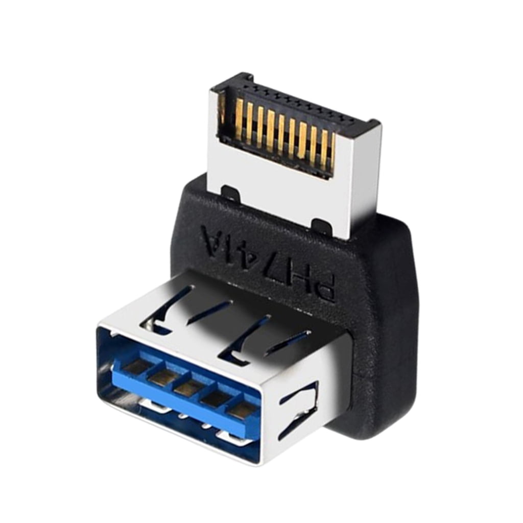 90 Degree USB 3.1 Type E Right Angle Adapters For PC Motherboards ...