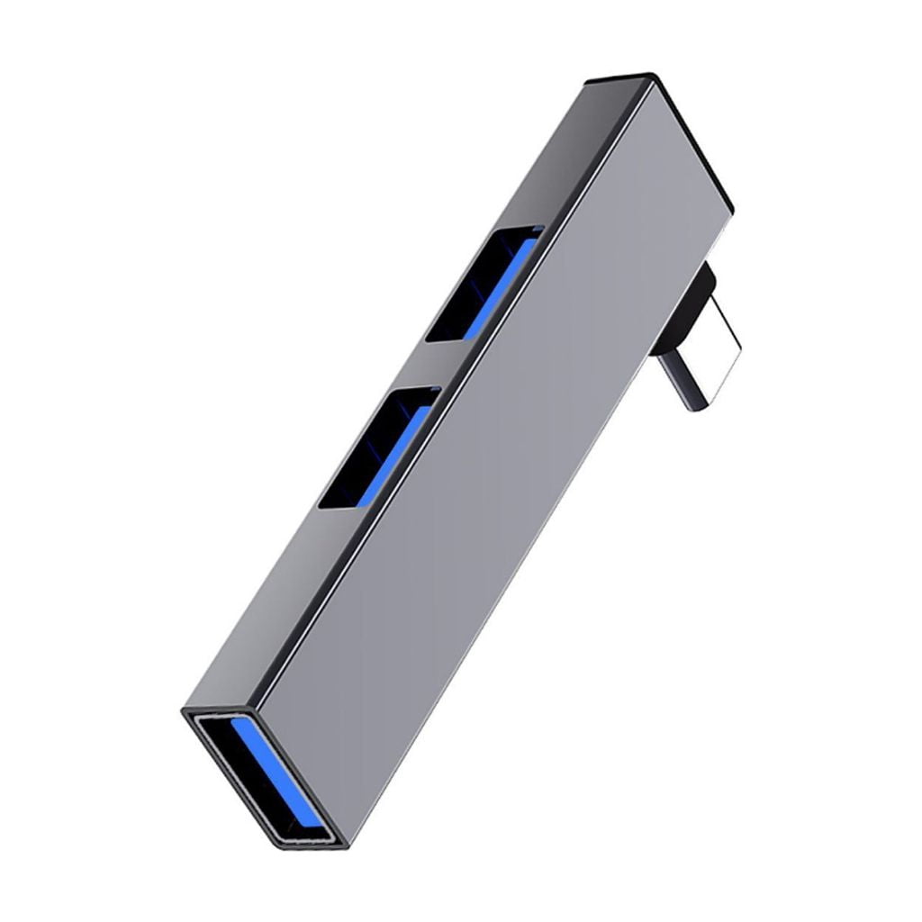 90 Degree USB Type C Hub Docking Station 4 Port Data Transfer Expander ...