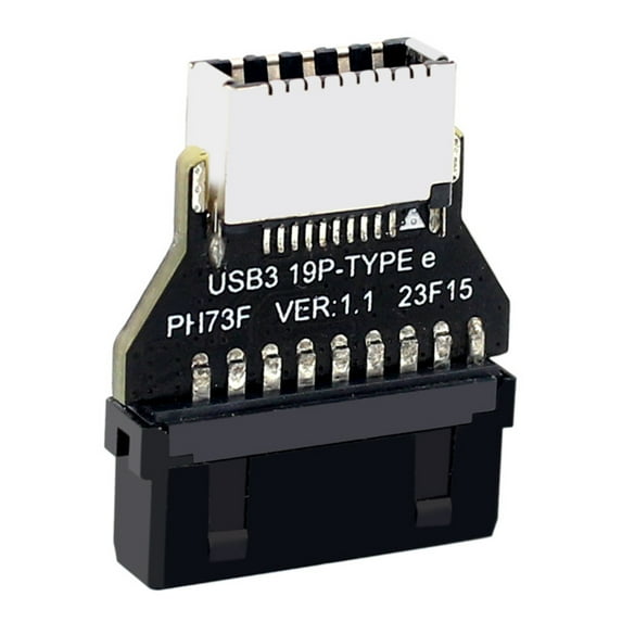 90 Degree USB3.0 To USB3.1 Type C 20 PIN Internal Adapter For ...