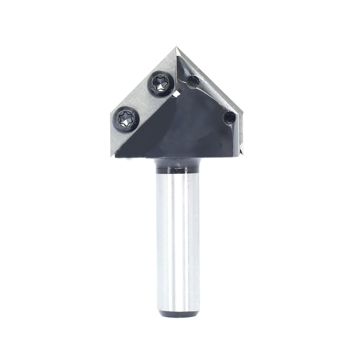 90-Degree V-Groove Router Bit with Dual Carbide Blades for CNC ...