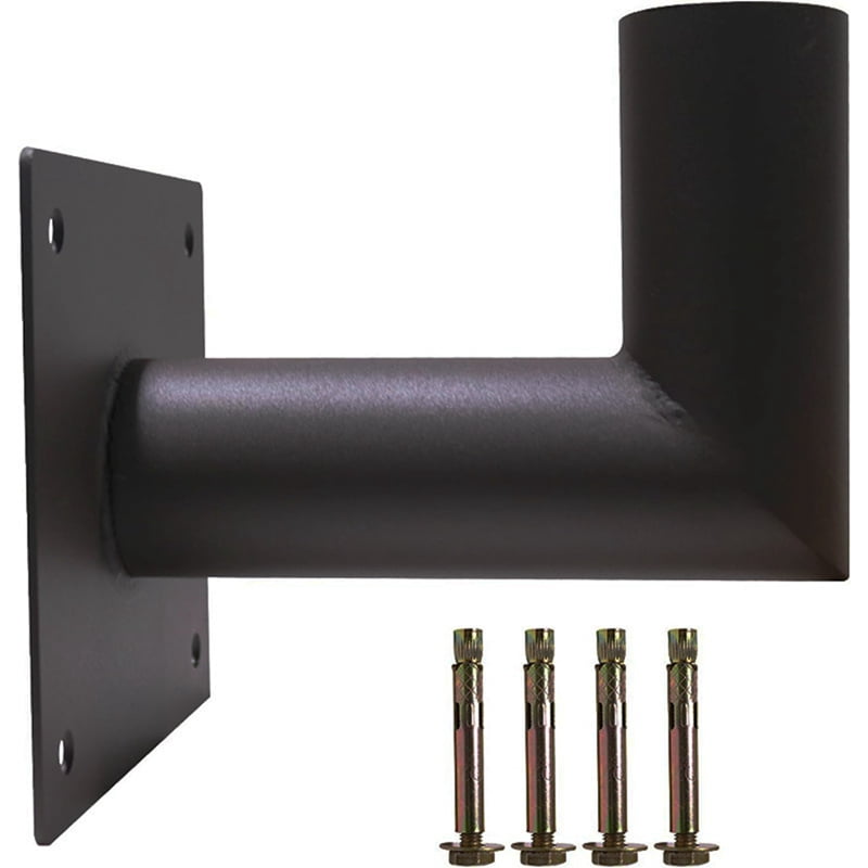 90 Degree Wall Mount Bracket with 2-3/8In OD Tenon, L Shape Adapter ...