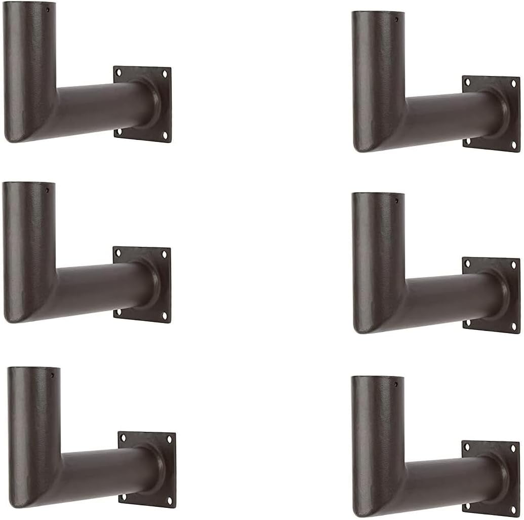 90 Degree Wall Mount L Shape Bracket for Slip Fit Lights (2 3/8inch ...