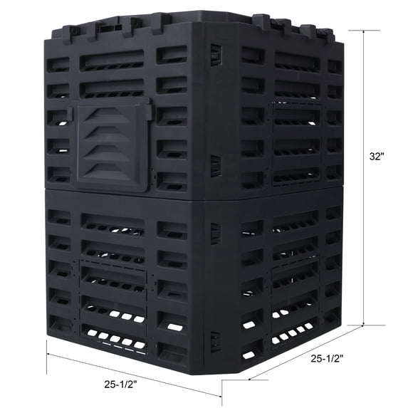 90 Gallon (340L) Large Garden Composter Bin – Made from Recycled ...