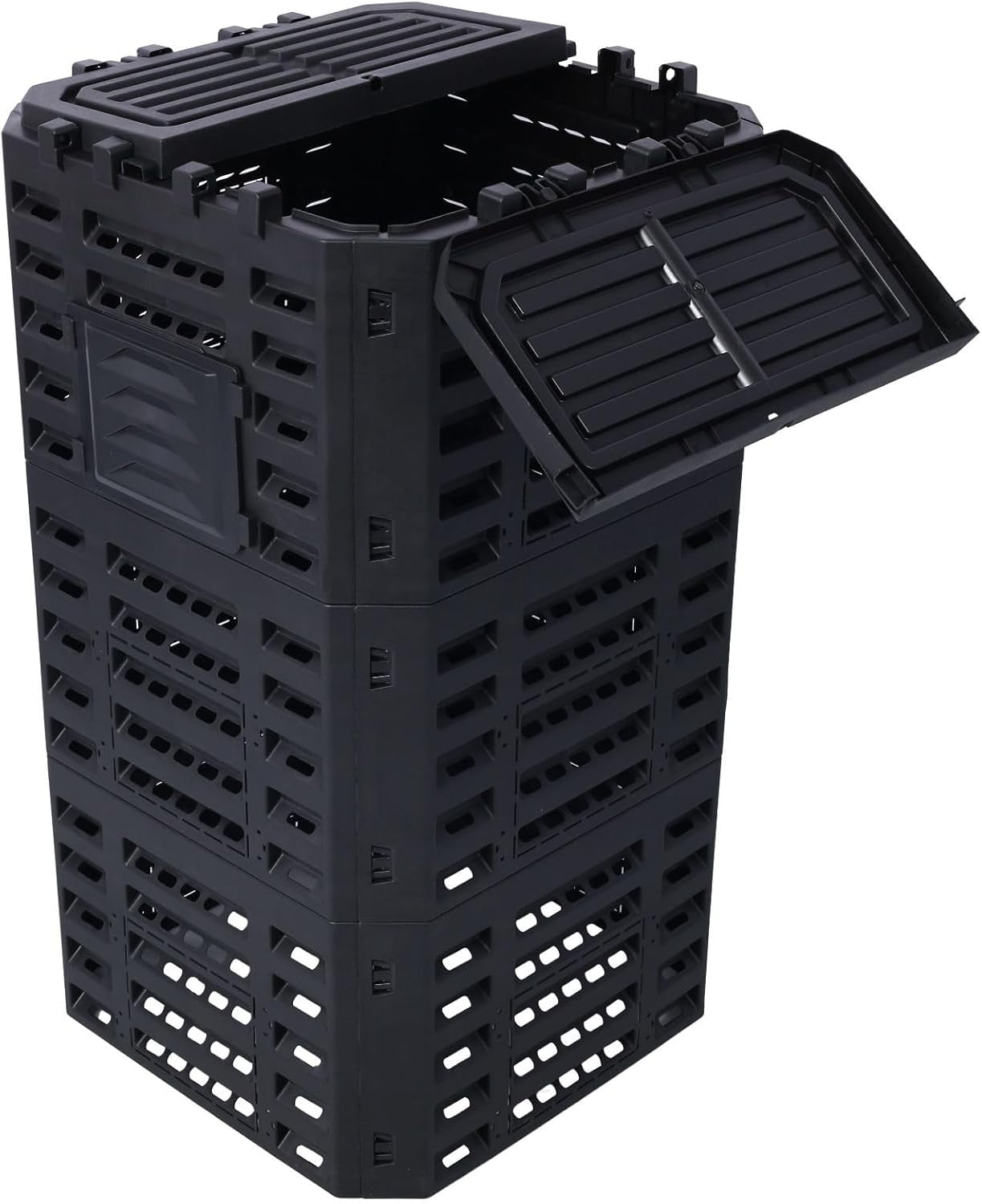 90 Gallon Garden Composter Bin - Premium Recycled Plastic, Large 340 ...