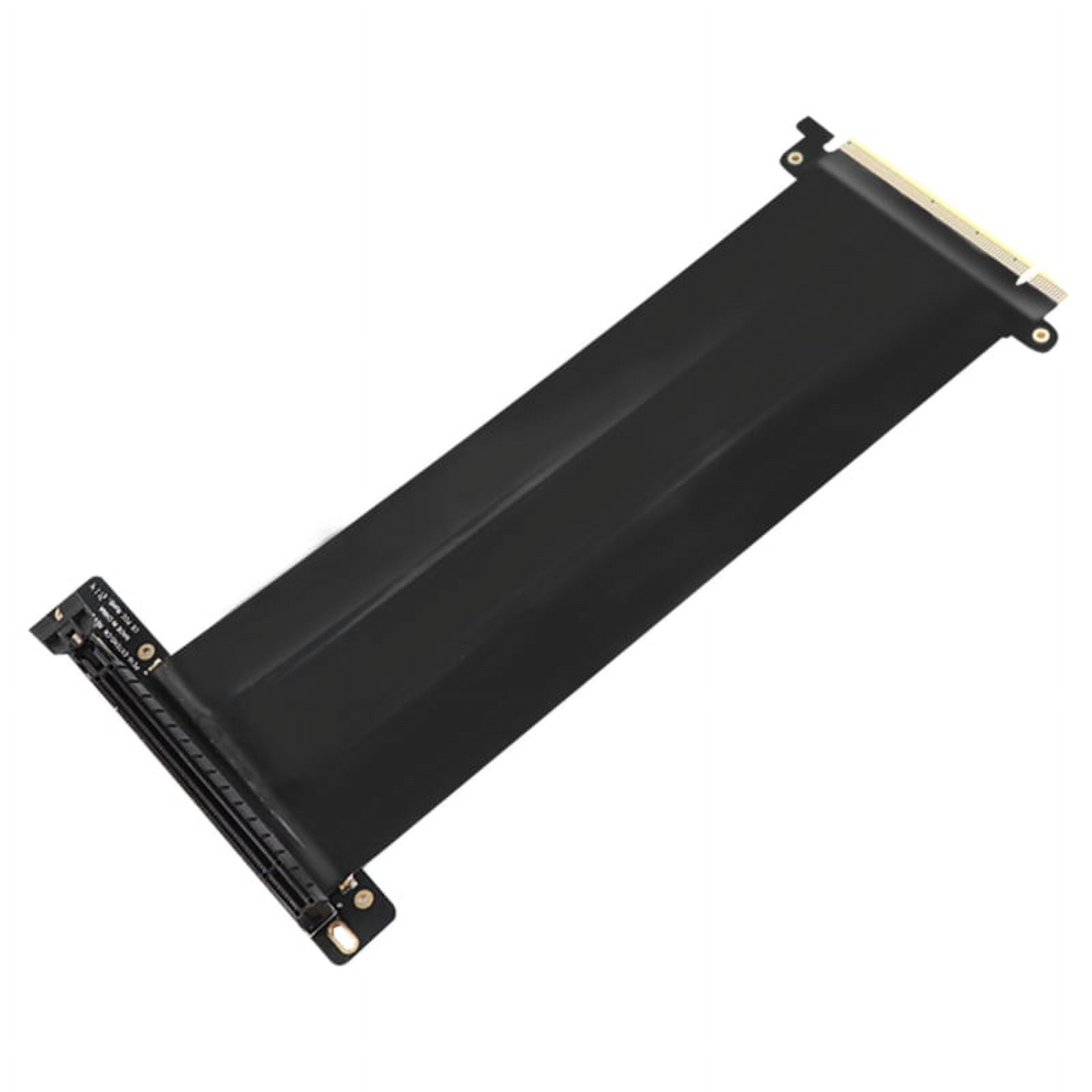 90° Graphics Card Extension Cable PCIExpress Risers Shielded Extender ...