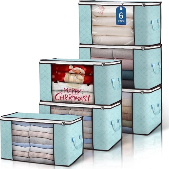 105L Extra Large Storage Bags for Blankets, King Comforters, Bedding ...