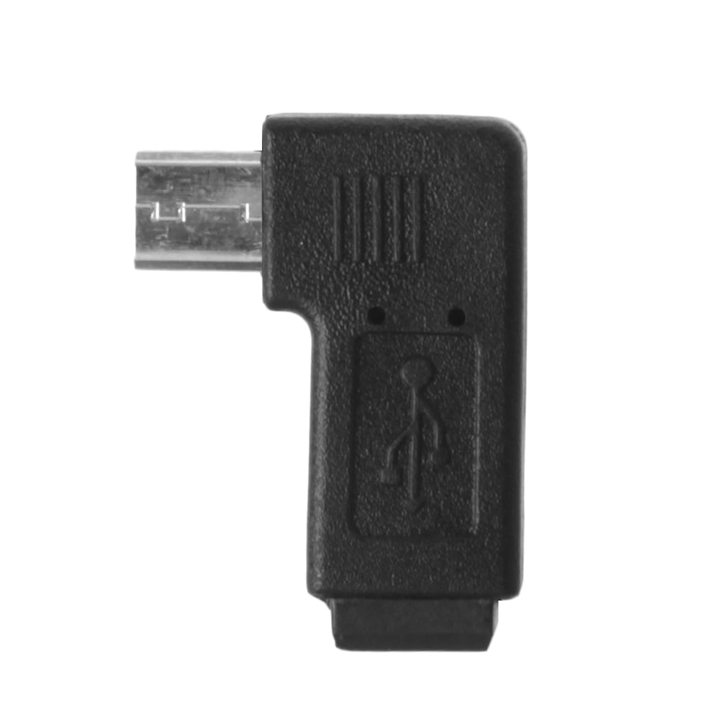 90° Left & Right Angled Mini USB 5Pin Female To Micro USB Male Data ...