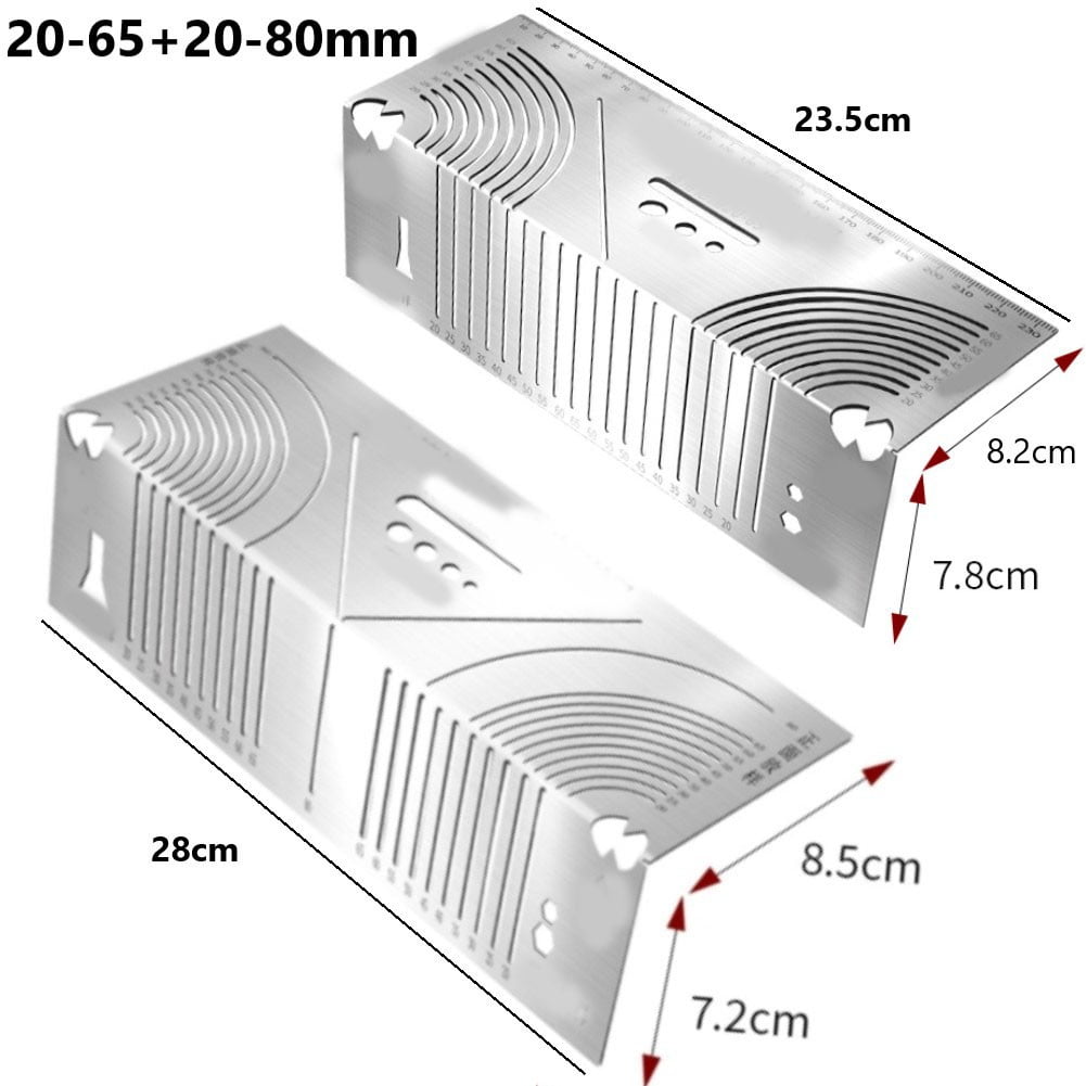 90°Marking Ruler Drawing Tool Angle Marking Tool Square Tube Bending ...
