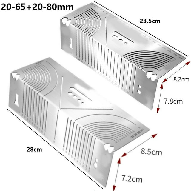 90°Marking Ruler Drawing Tool Angle Marking Tool Square Tube Bending ...
