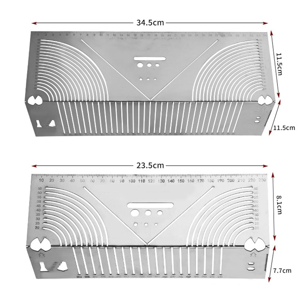 90°Marking Ruler Drawing Tool Angle Marking Tool Square Tube Bending ...