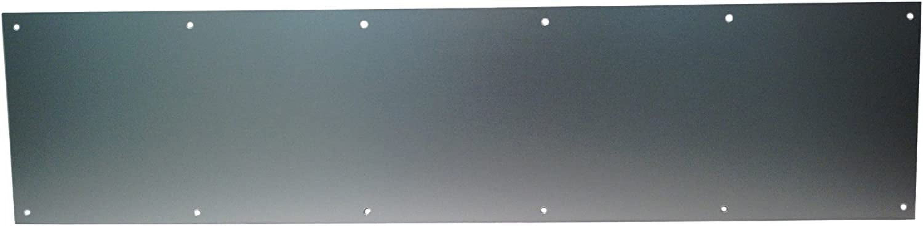 90 Metal Kick Plate, Anodized Aluminum Finish, 32" Width x 6" Height, 3 ...