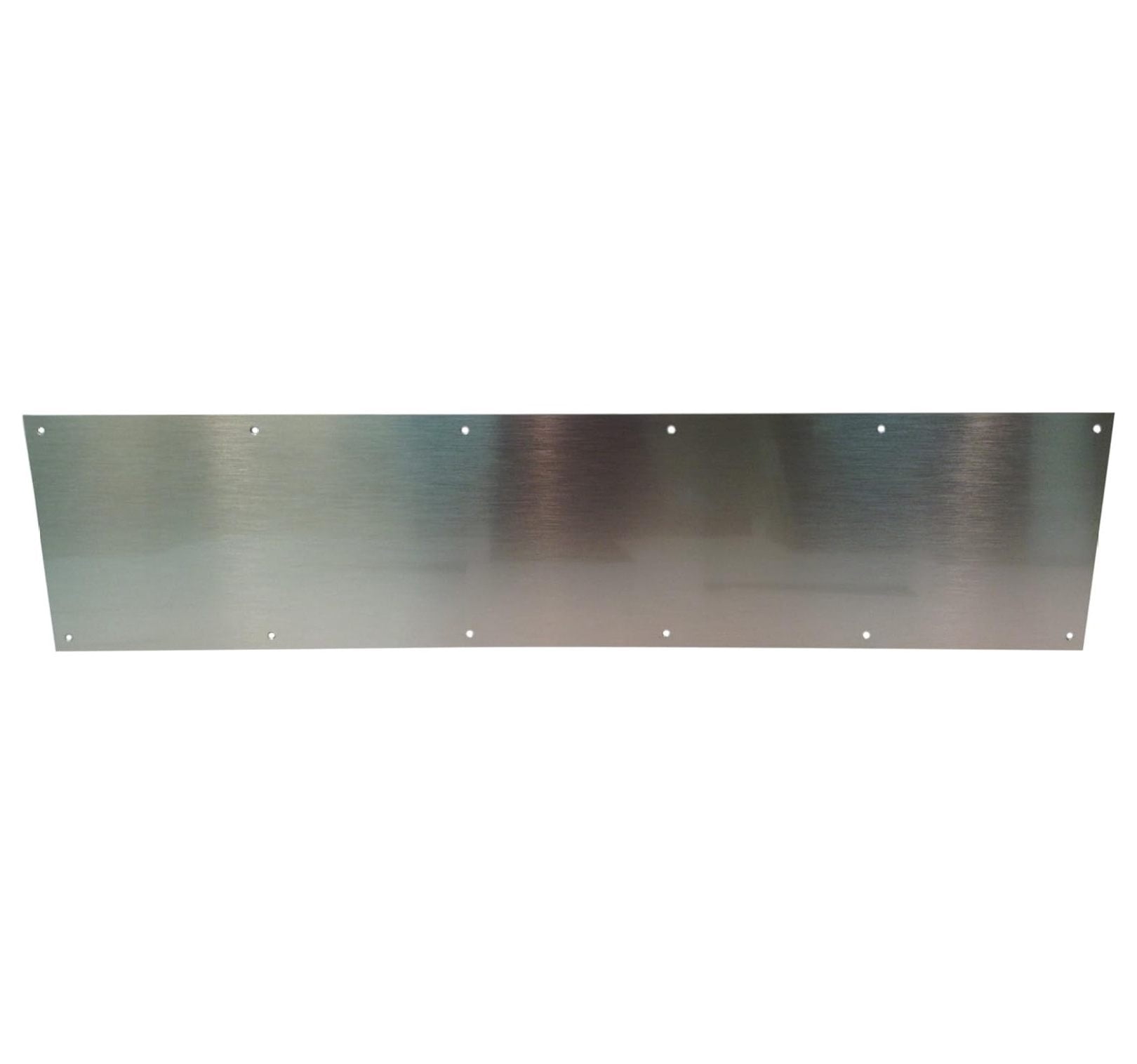 90 Metal Kick Plate, Stainless Steel Finish, 30" Width x 8" Height, 3/ ...