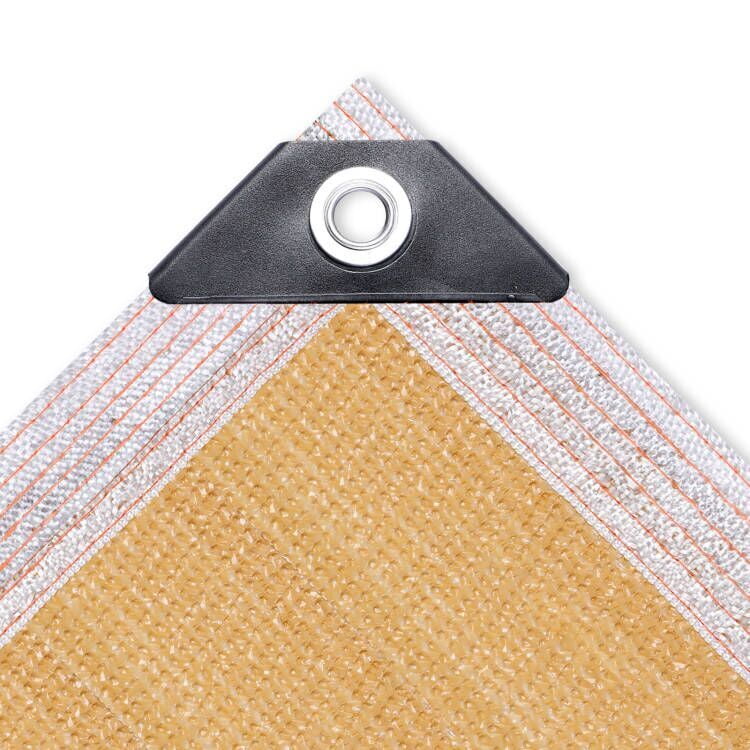90% Outdoor Sun Shade Sail With Grommets for Pergola Cover Canopy Wheat ...
