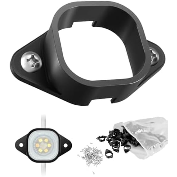 90 PCS Light Clips Compatible with Govee Pro Outdoor Lights H706, Screw ...