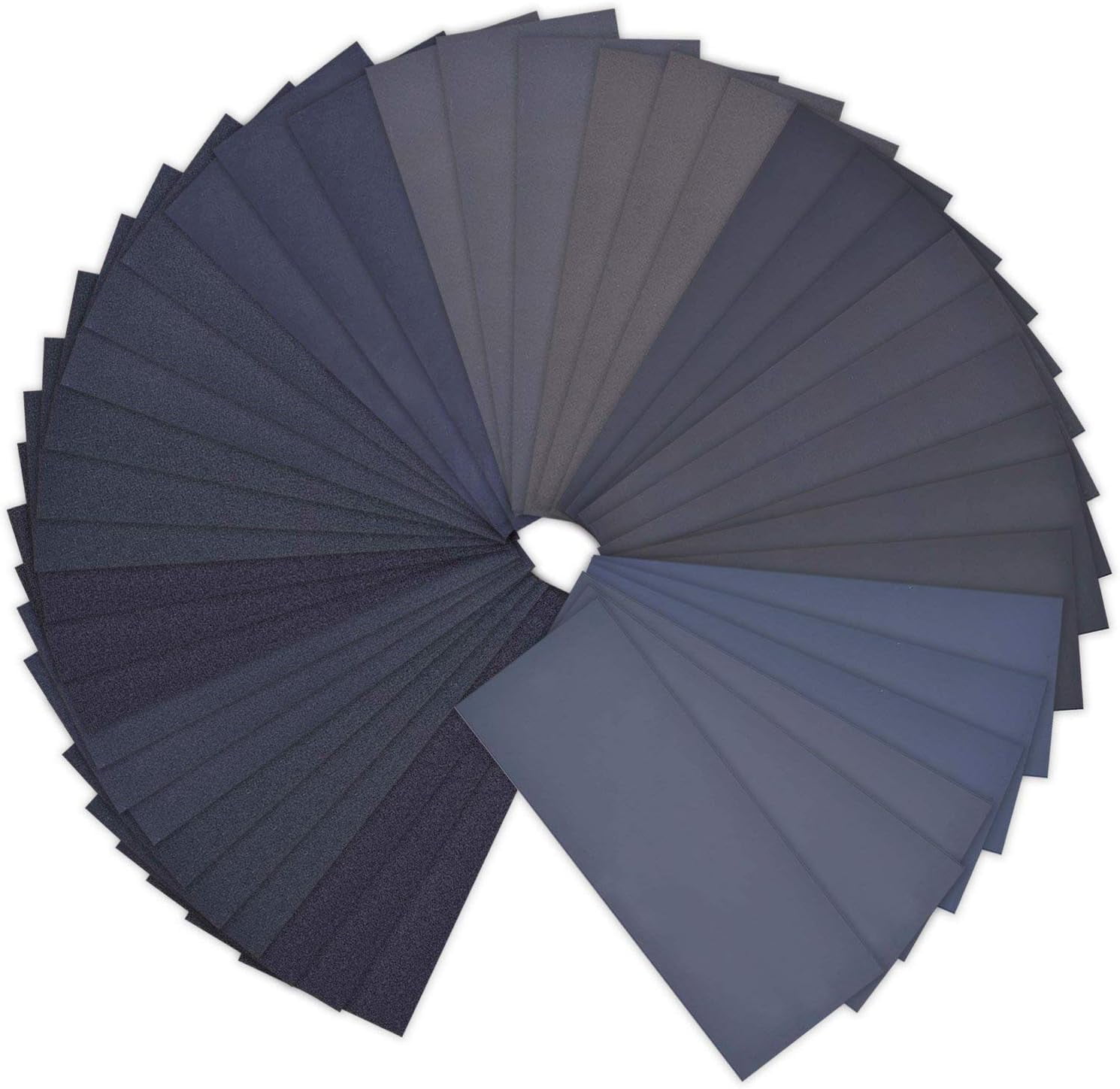90 Pack Sandpaper Sheet Assortment, 400 to 3000 Grit for Wet or Dry ...