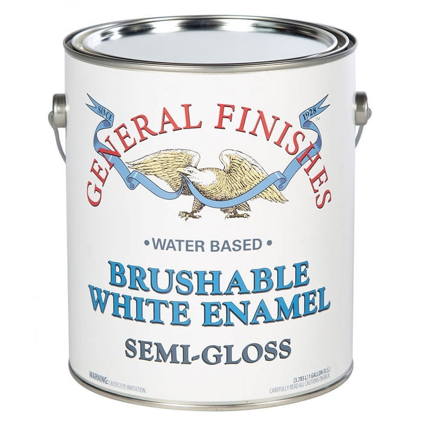 90-Pack of 1 gal General Finishes GESG Brushable White Enamel Water ...
