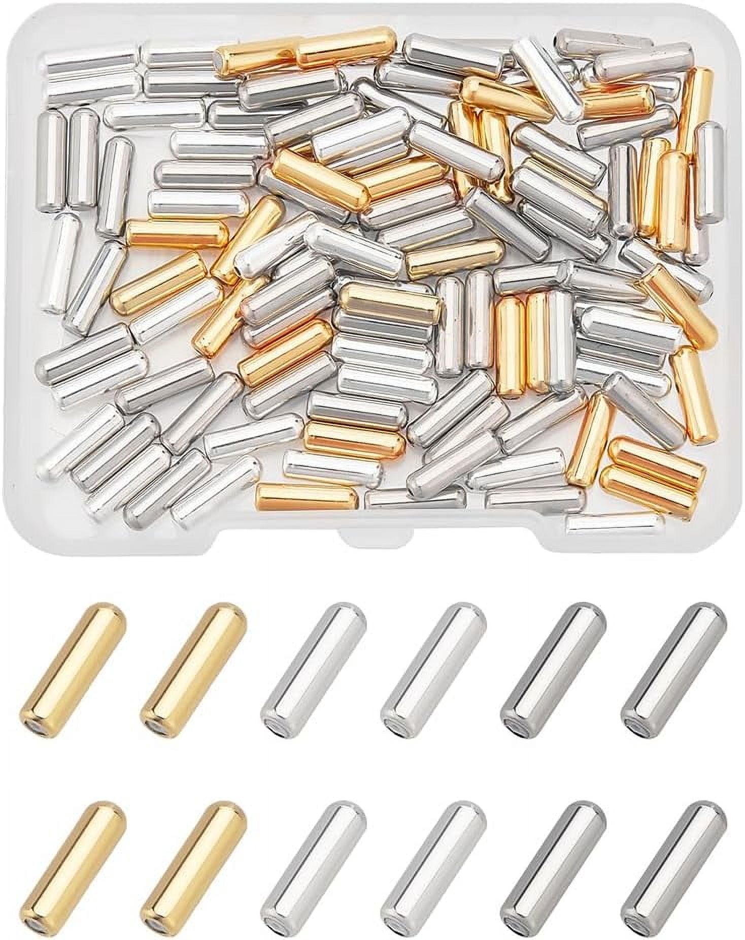 90 Pcs 3 Colors Brass Lapel Stick Pin End Lapel Pin Backs Locking Clasp ...