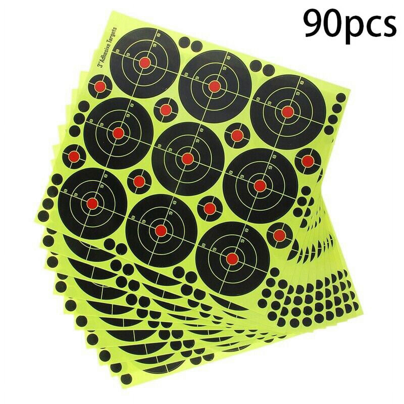 90 Pcs 3 Inch Targets Reactive Splatter Paper Target for Targeting ...