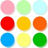 90 Pcs 6 Inch Round Cutouts Paper Dots Circles Assorted Color Round Cut ...