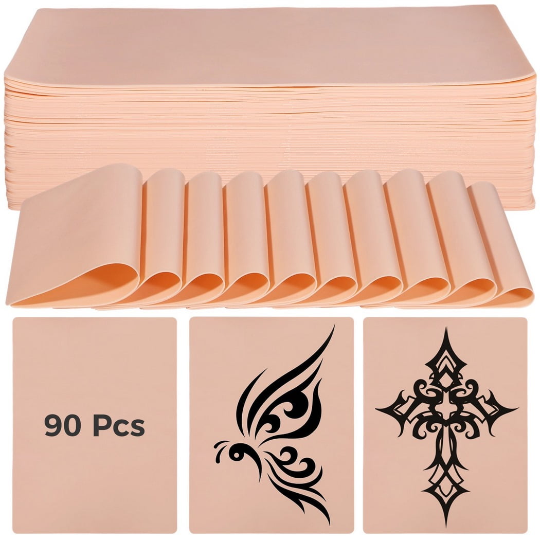 90 Pcs Blank Practice Skins, 7.5×5.5in Soft Silicone Fake Skins for ...