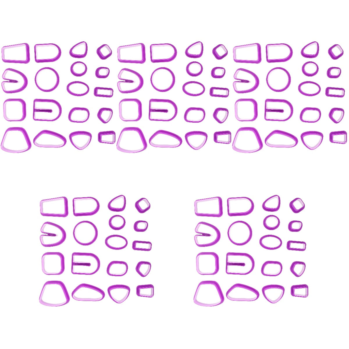 90 Pcs Cookie Cutters Professionals Clay Cutters Polymer Cutters ...