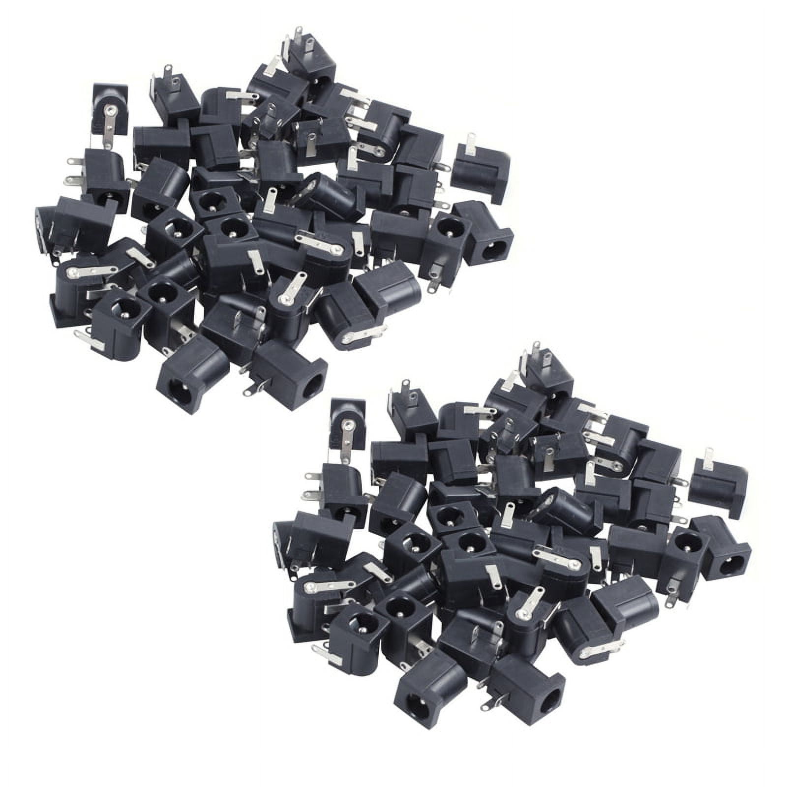 90 Pcs DC Power Jack Socket 2.1mm x 5.5mm Barrel-Type PCB Mount DC-005 ...
