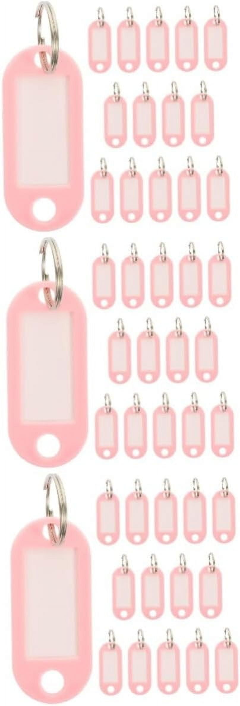 90 Pcs Key Tag Car Key Accessories Car Keychain Key Rings for Car Keys Key Identifiers Covers ...