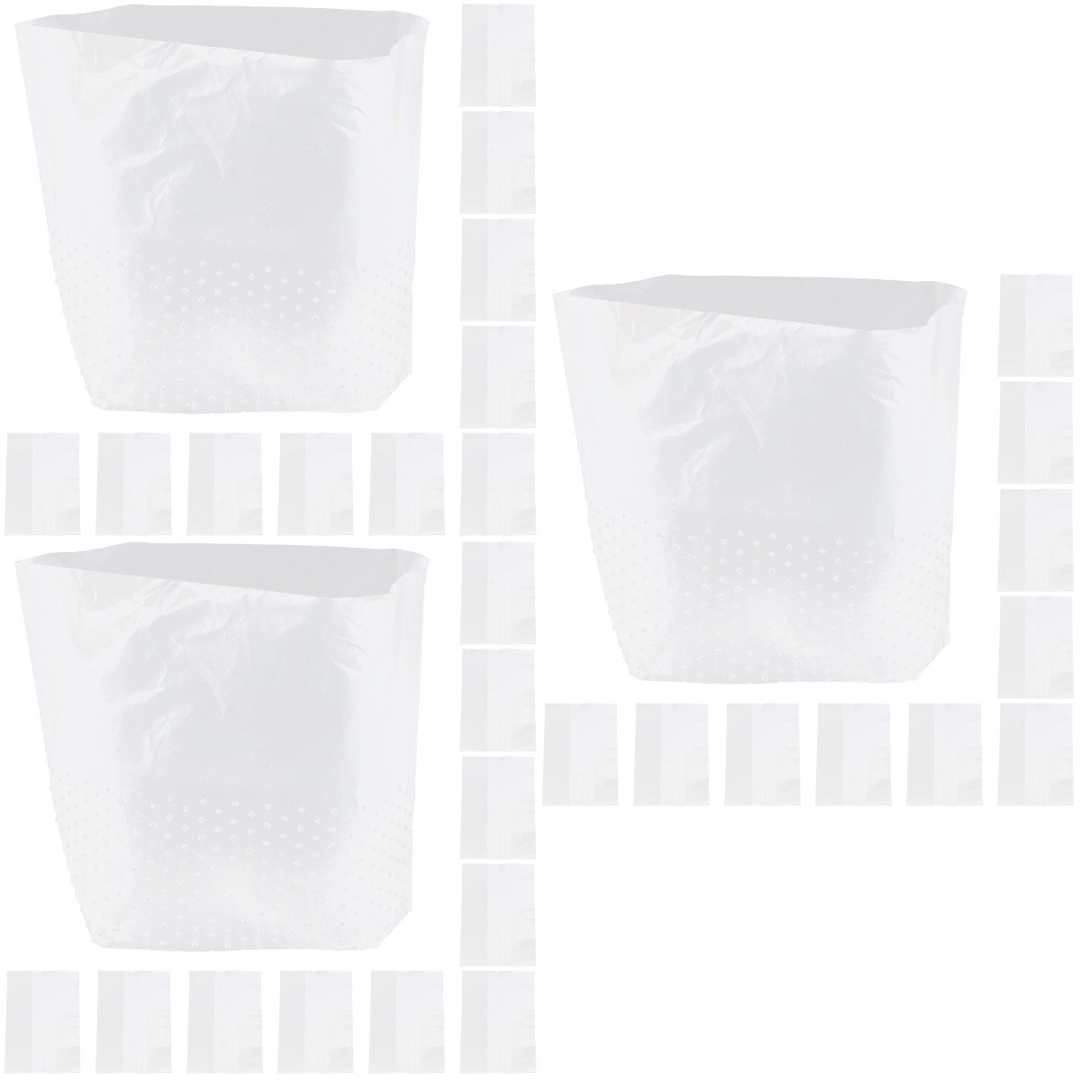 90 Pcs Kitchen Garbage Sink Strainer Bags Filter Drain Shower Hair ...