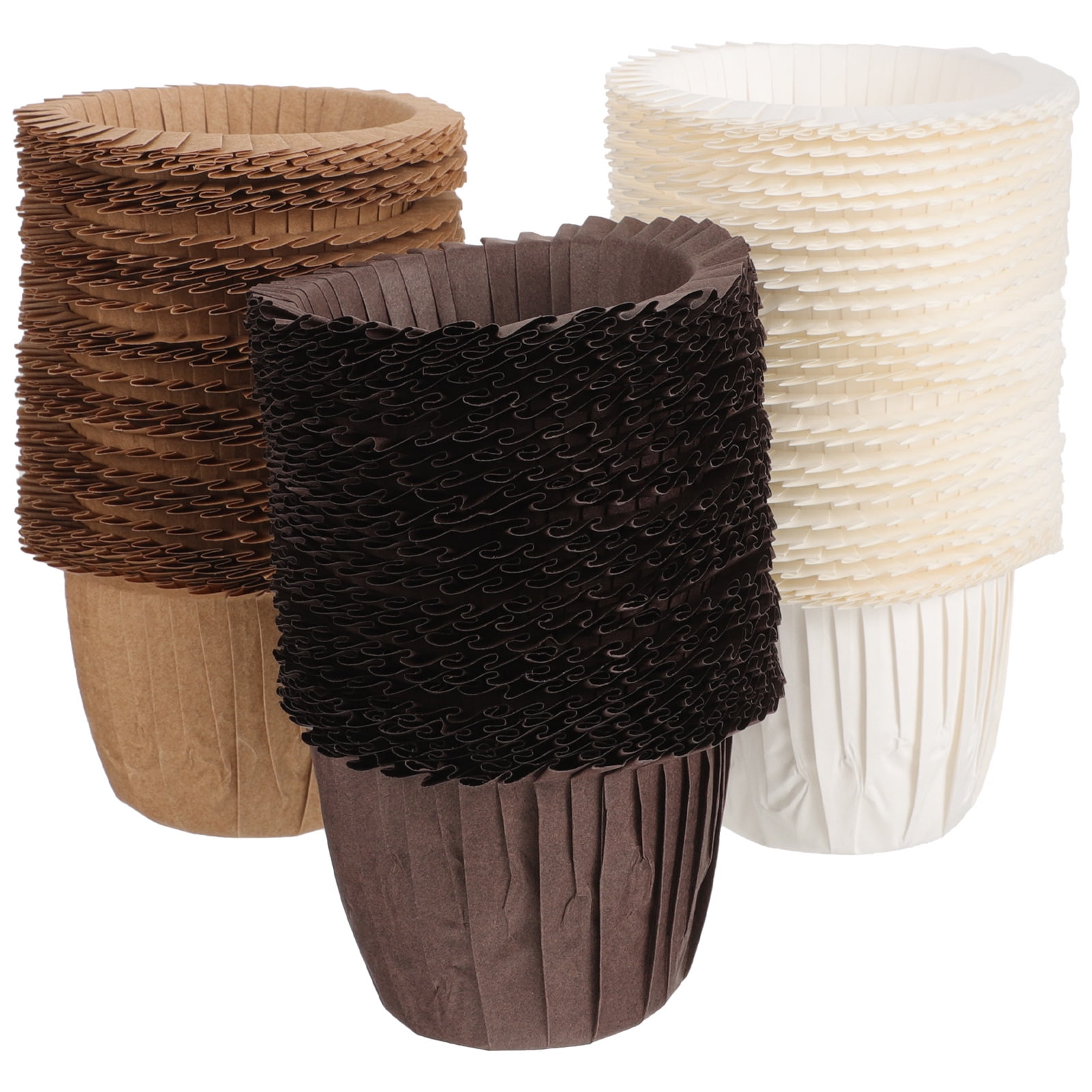 90 Pcs Paper Cup Top Hat Decorative Muffin Cups Non Stick Cupcake ...