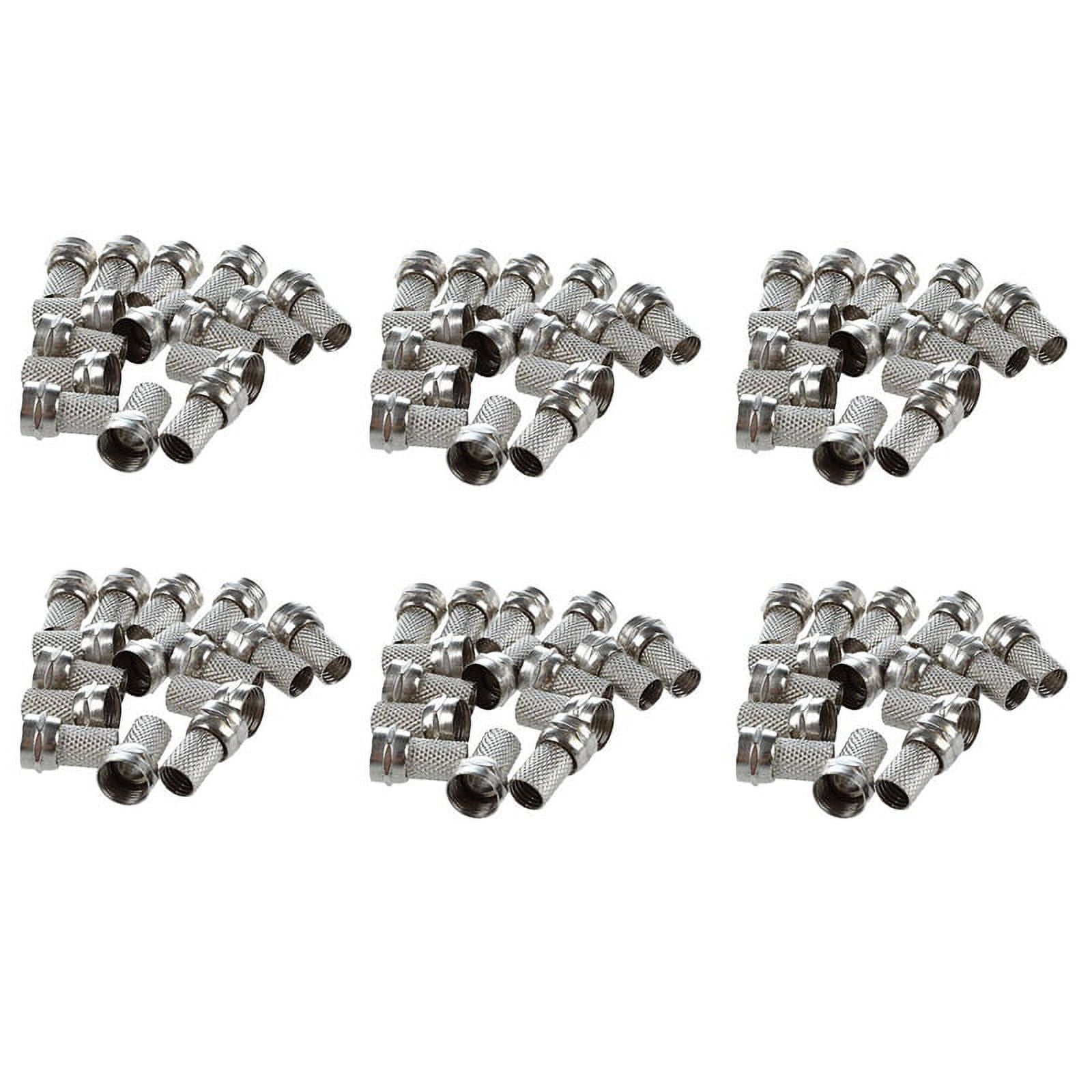 90 Pcs RG6 F-Type Twist-on Coax Coaxial Cable RF Connector Male for ...