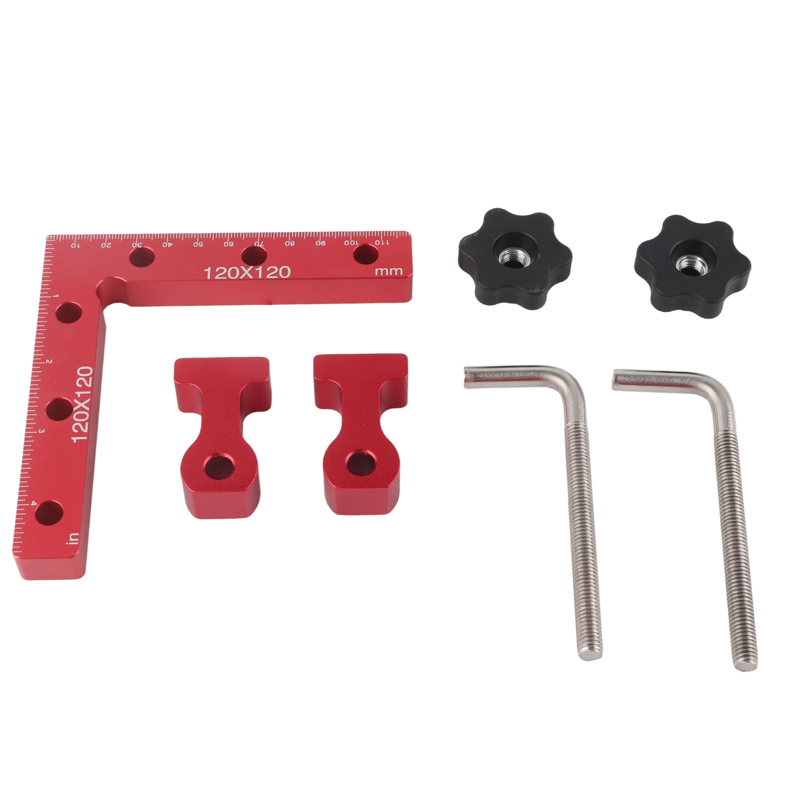 90° Positioning Ruler L-Shaped Right Angle Woodworking Panel Fixing ...