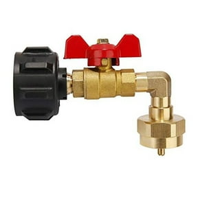 1/4" Connect to 1lb Propane Gas Tank Adapter Easy Assembly Brass for ...